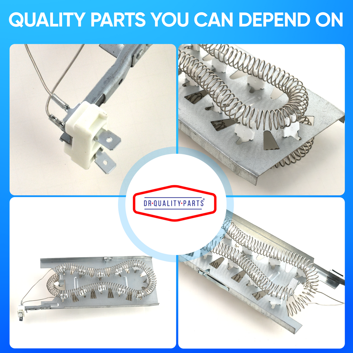 3387747 Dryer Heating Element Replacement Part Compatible for Whirlpoo ...